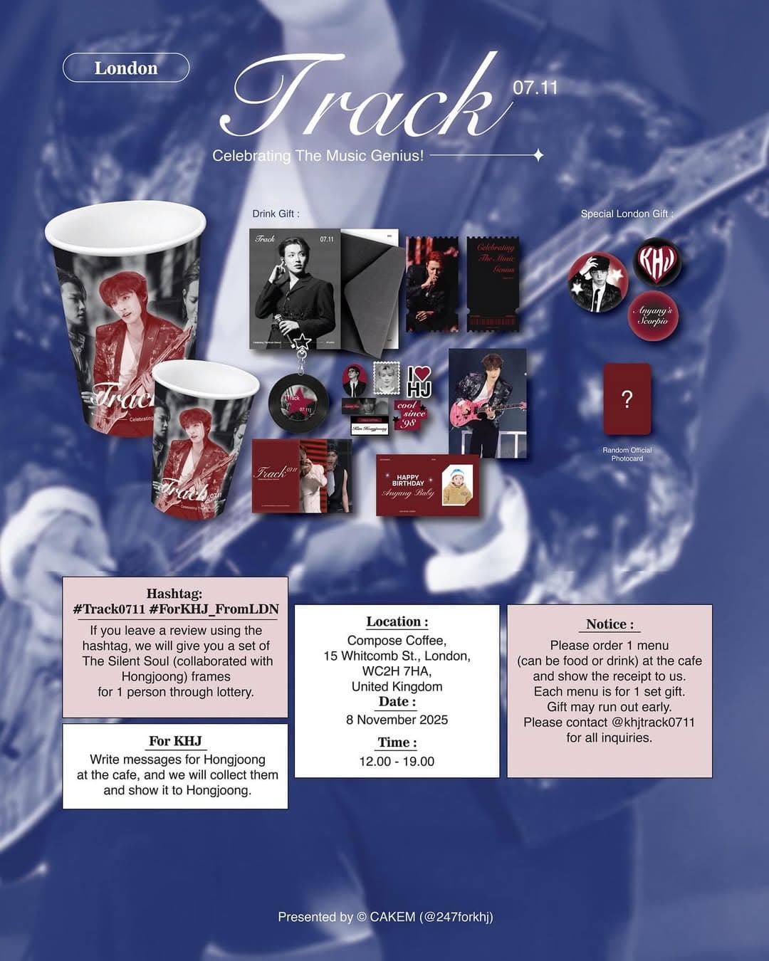 ATEEZ HONGJOONG “Track 07.11” – London, 8 November 2025 | K-Pop Tracker