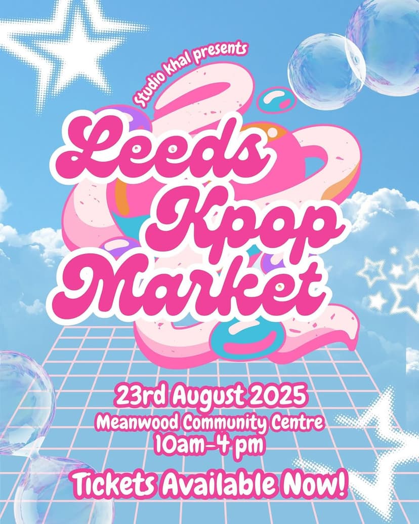 LEEDS KPOP MARKET – Leeds, 23 August 2025 | K-Pop Tracker