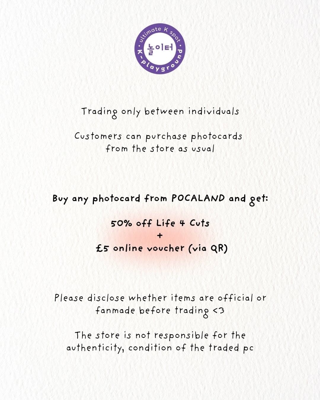 New year, New PC! PHOTOCARD TRADING EVENT – London, 18 January 2026 | K ...