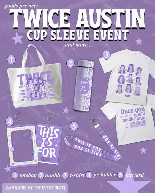 TWICE in Austin cupsleeve event – Austin, April 17 – 18, 2026 | K-Pop ...
